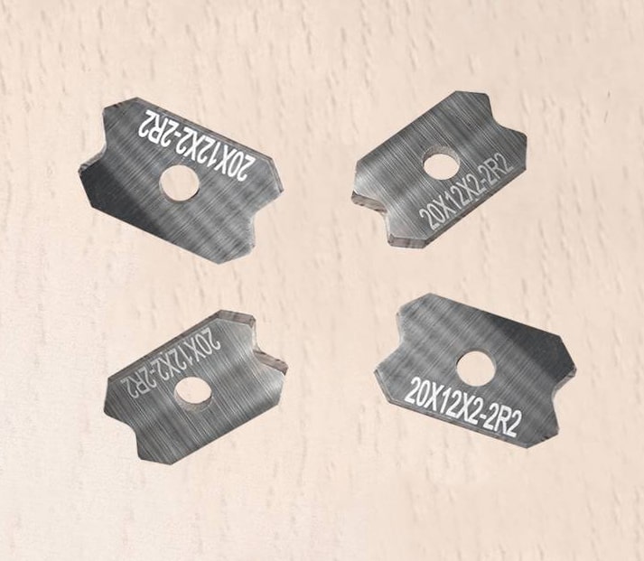 Edgebander Trimming Knives with High Grade Carbide TBK20